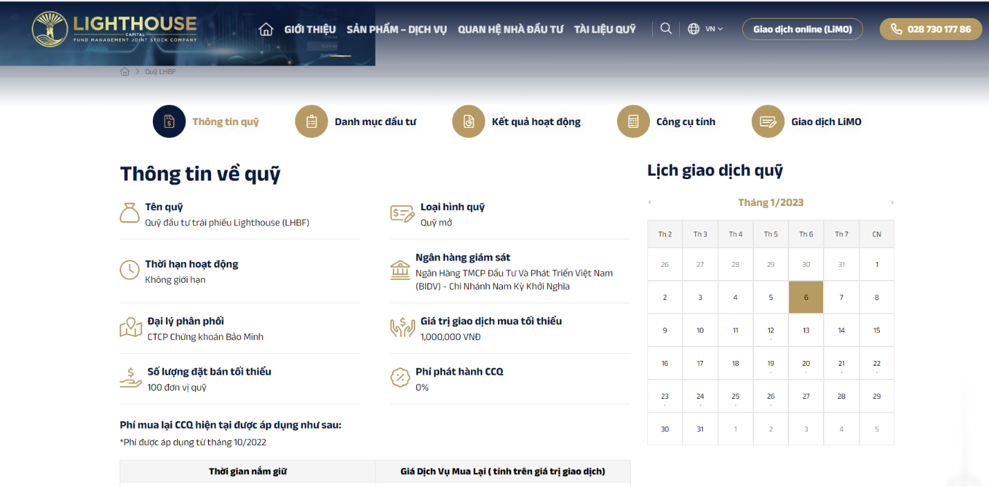 Thông báo Lighthouse Capital chính thức cập nhật giao diện website mới ...